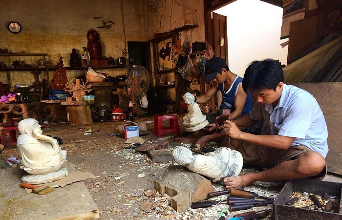 Kim Bong Carpentry Village: Hoi An Vietnam Wood Carving